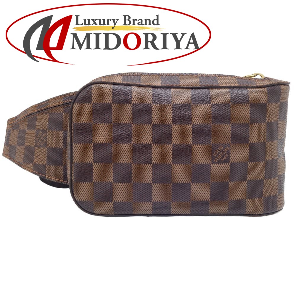 【楽天市場】ルイ・ヴィトン・ダミエ LOUIS VUITTON ジェロニモス N51994 ボディバッグ エベヌ / 450019【中古 ...