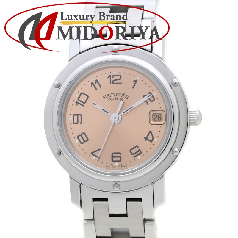 【楽天市場】エルメス HERMES クリッパー CL4.210.431/3758 旧バックル ステンレススチール レディース / 39066 ...