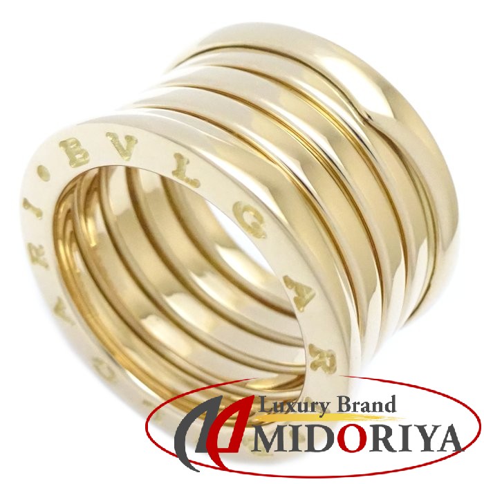 【楽天市場】BVLGARI ブルガリ ビーゼロワン リング 指輪 5バンド Lサイズ #51 10号 B.zero1 K18YG イエロー ...