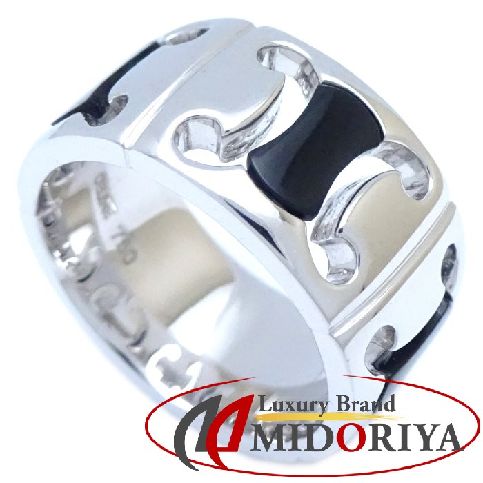 【楽天市場】CELINE セリーヌ マカダム リング 指輪 オニキス 12.5号 K18WG ホワイトゴールド /290652【中古】【BJ ...