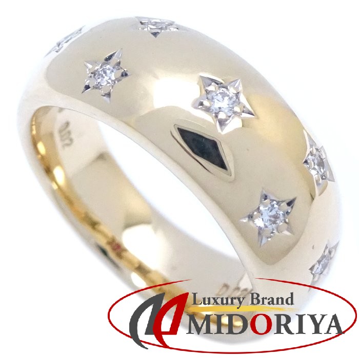 【楽天市場】CELINE セリーヌ ダイヤモンド リング 指輪 11.5号 星モチーフ ダイヤモンド0.24ct ルビー0.02ct 11.5 ...