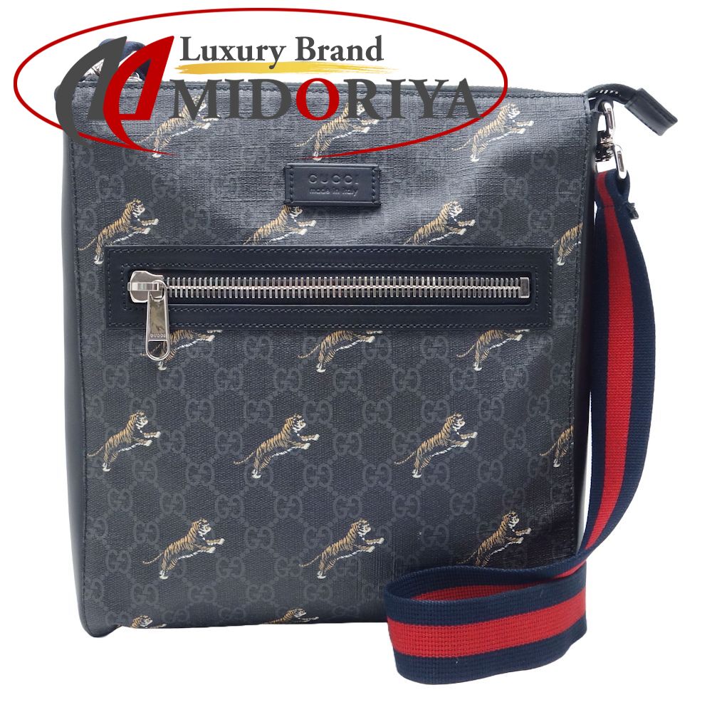 【楽天市場】GUCCI グッチ GGスプリーム メッセンジャーバッグ 474137 ショルダーバッグ PVC xレザー ブラック/450211 ...