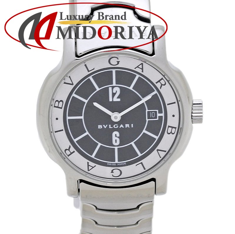 【楽天市場】BVLGARI ブルガリ ソロテンポ ST29BSSD ST29S リューズ後期型 ステンレススチール レディース /130083 ...