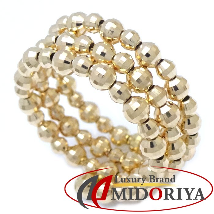 【楽天市場】ミラーボールカット リング 指輪 3号～ 3連 K18YG イエローゴールド /64986【中古】【FJ】：Luxury ...