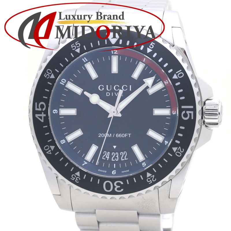 【楽天市場】GUCCI グッチ ダイブ YA136212 136.2【'24年4月購入】ステンレススチール メンズ /39454【中古】【腕 ...