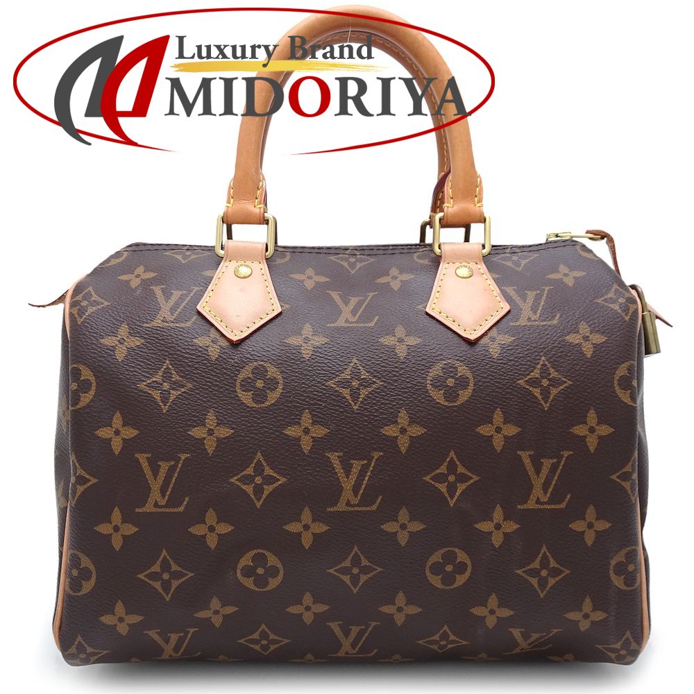 【楽天市場】LOUIS VUITTON ルイヴィトン モノグラム スピーディ25 M41109 ハンドバッグ ブラウン/351329【中古 ...