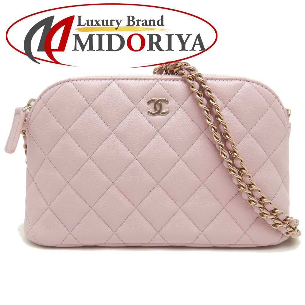 【楽天市場】CHANEL シャネル チェーンクラッチ AP4016 ショルダーバッグ タイムレスクラシック キャビアスキン ピンク ...