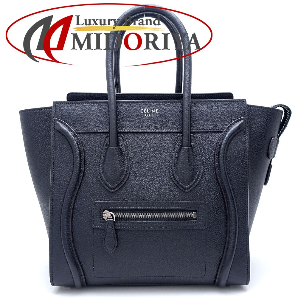 【楽天市場】CELINE セリーヌ ラゲージマイクロショッパー 167793 ハンドバッグ レザー ブラック/352034【中古 ...