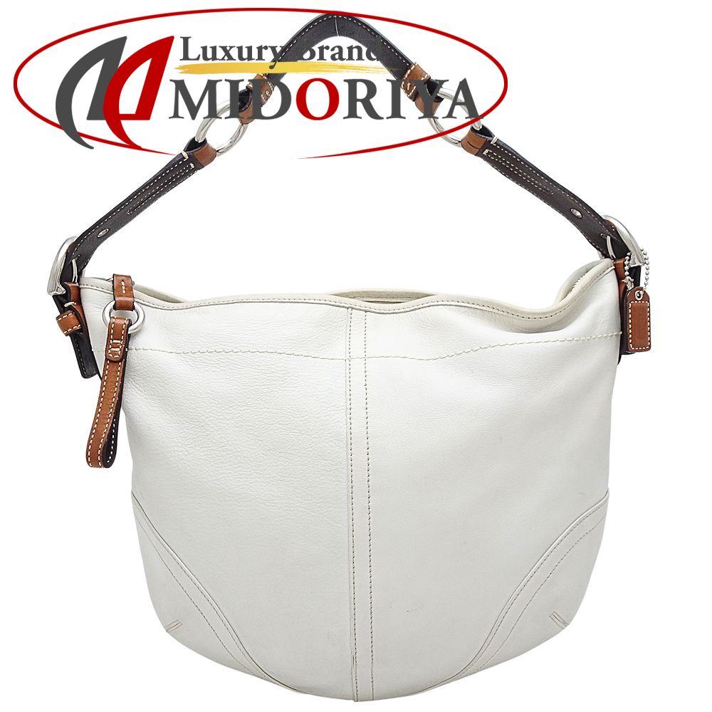 【楽天市場】COACH コーチ ワンショルダー 3651 ショルダーバッグ レザー ホワイト ブラウン アウトレット/352124【中古 ...