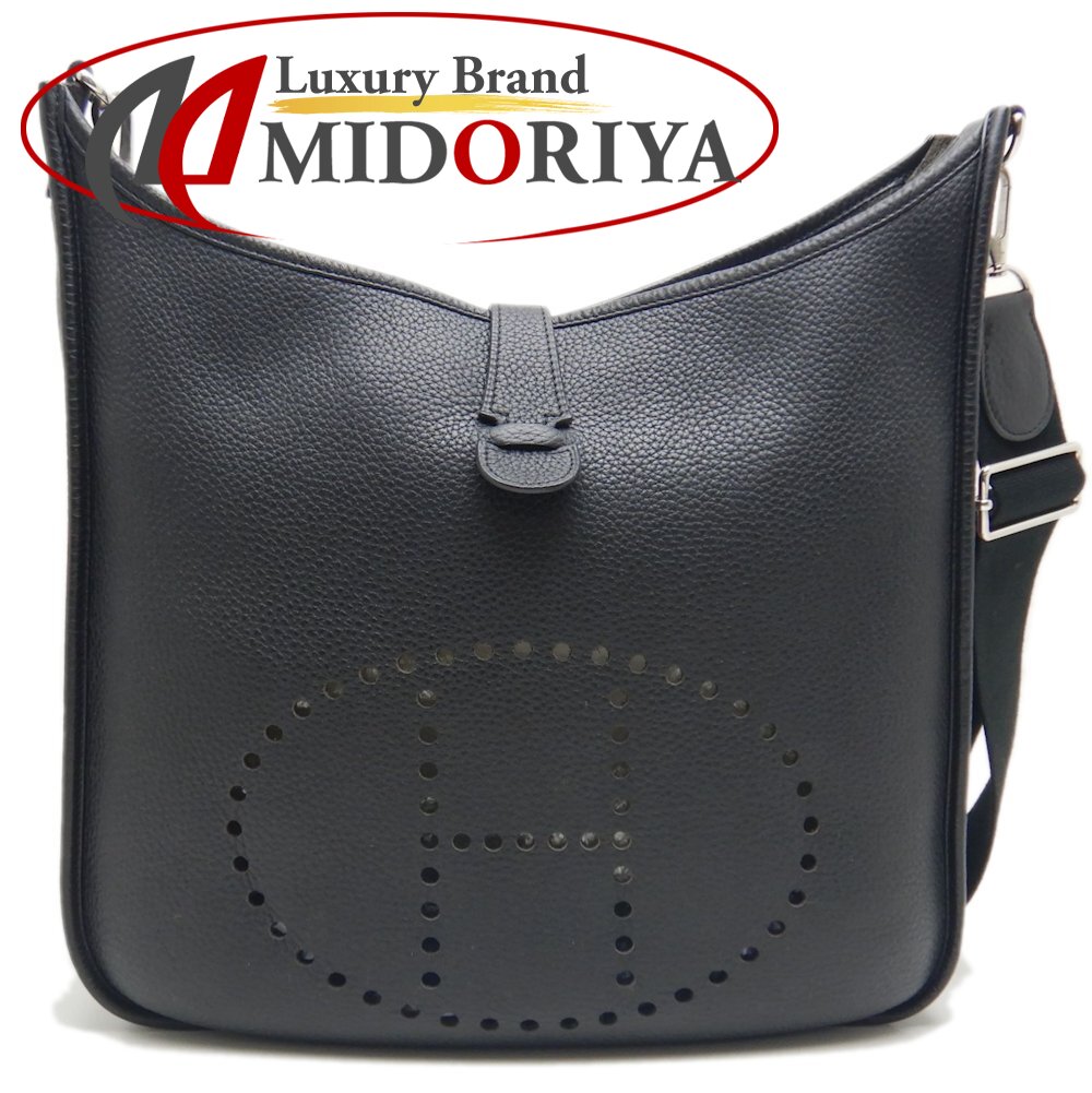【楽天市場】HERMES エルメス エヴリン3GM ショルダーバッグ トリヨンクレマンス ノワール/252570【中古】：Luxury ...
