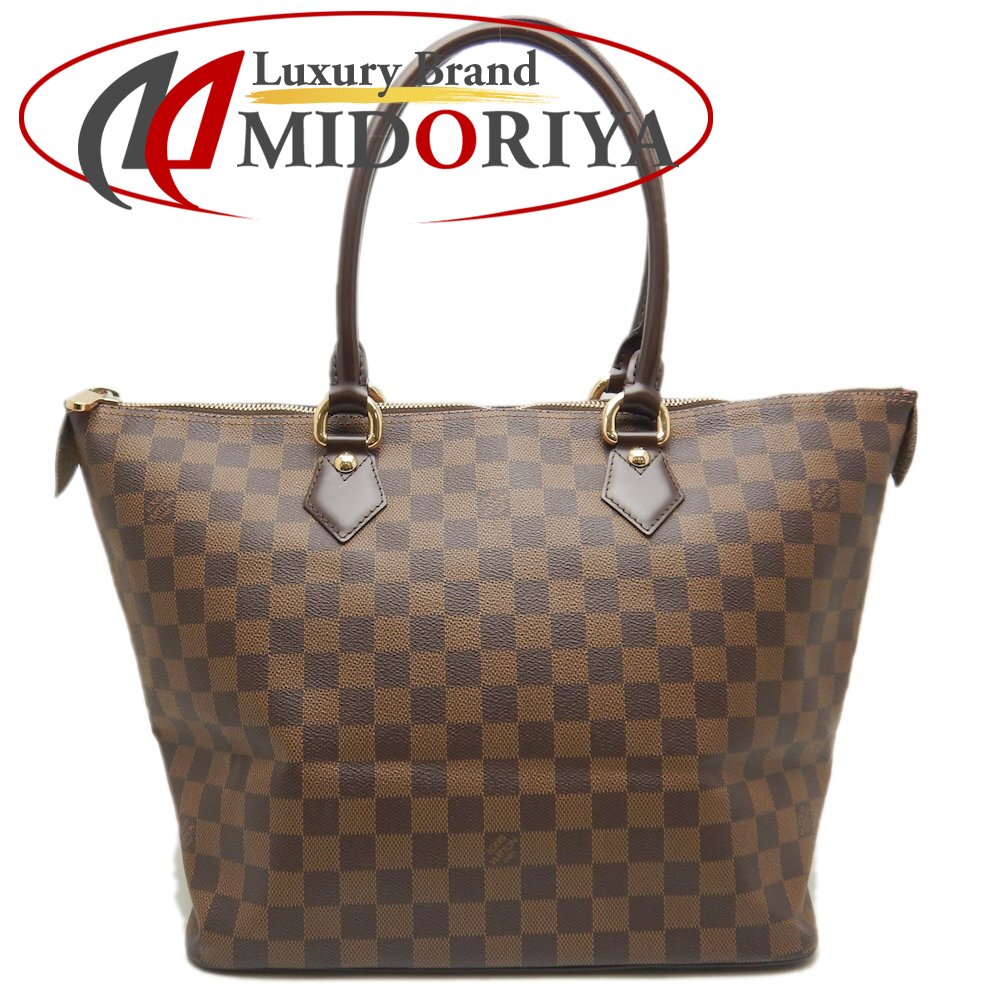 【楽天市場】LOUIS VUITTON ルイヴィトン ダミエ サレヤMM N51188 トートバッグ エベヌ/252588【中古 ...