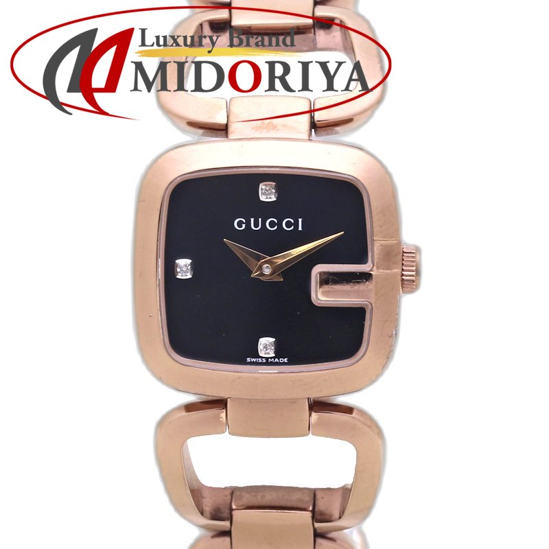 【楽天市場】GUCCI グッチ Gコレクション 3Pダイヤモンド YA125512 125.5【正規店購入】 ステンレススチール xPGP ...