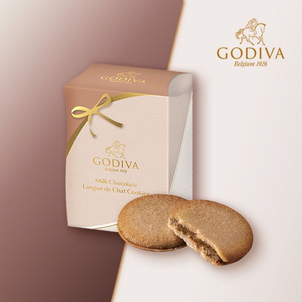 【楽天市場】プチギフトGODIVA ミルクチョコレート ラングドシャクッキー（4枚入）(結婚式 二次会 ウェディング 披露宴 ありがとう 子ども 子供会 イベント パーティ ノベルティ 婚礼 ...