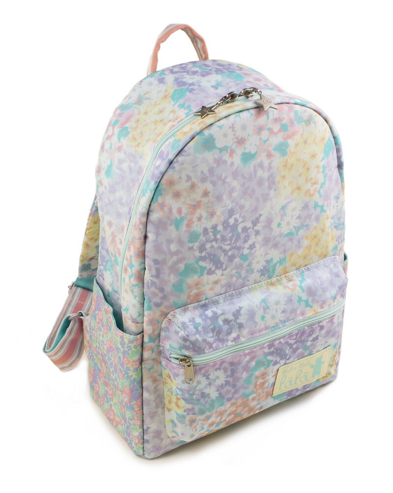 【楽天市場】【fafa/フェフェ リュックサック/KIDS】DUFF (M) (Rucksack/Kids/キッズ)/ラベンダーマルチフラワー ...