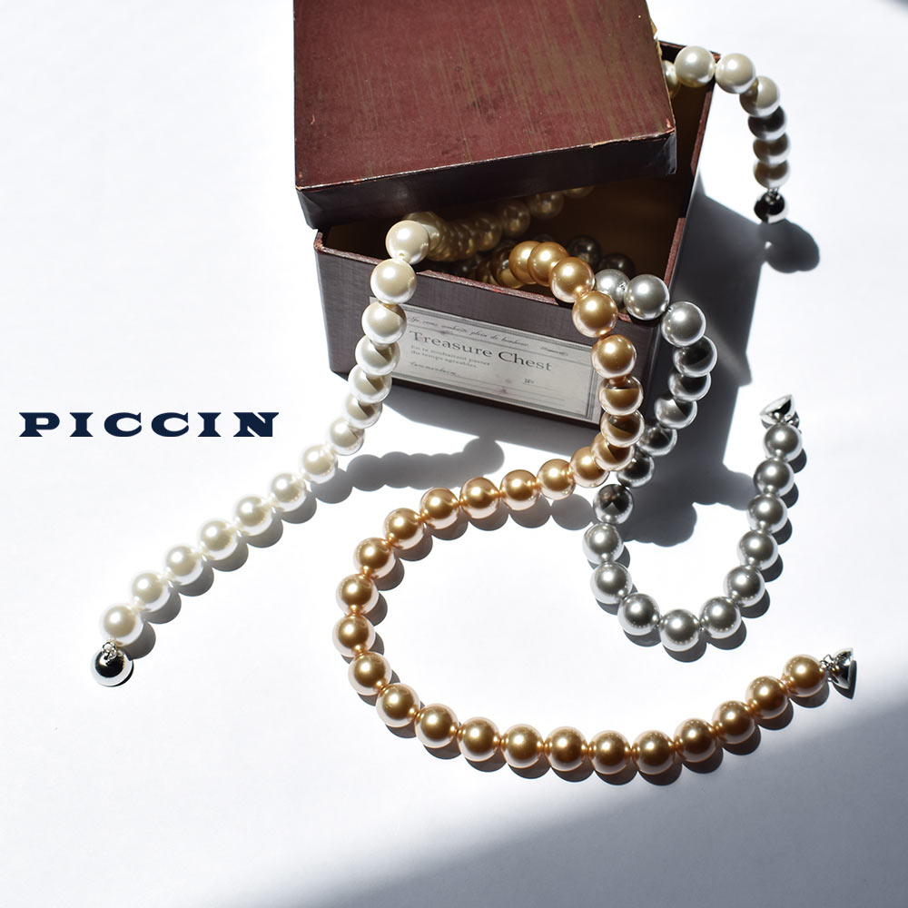 【楽天市場】PICCIN マグネット開閉カラーパールネックレス レディース アクセサリー ネックレス パール マグネット金具 ゴールド シルバー オフホワイト：PICCIN楽天市場店