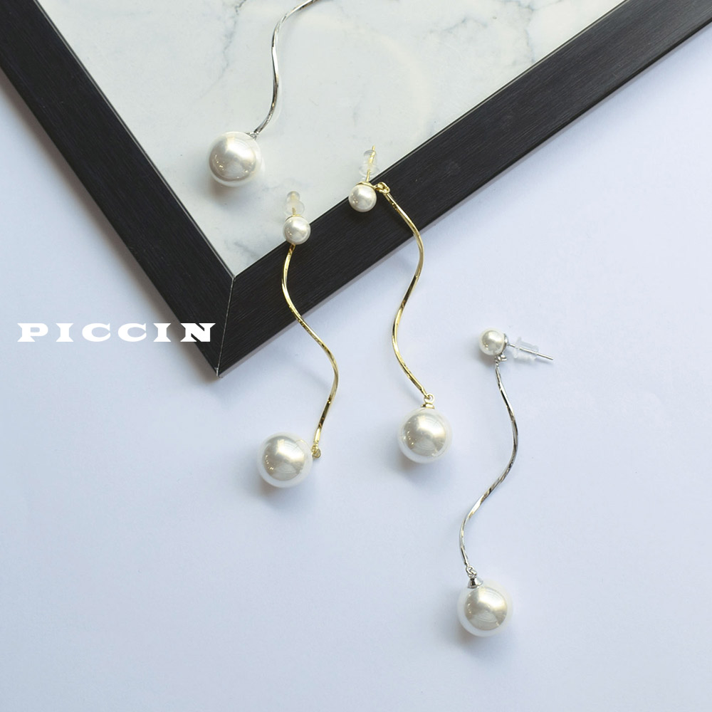 【楽天市場】PICCIN ツイストパールピアス レディース アクセサリー ピアス パール ゴールド シルバー：PICCIN楽天市場店