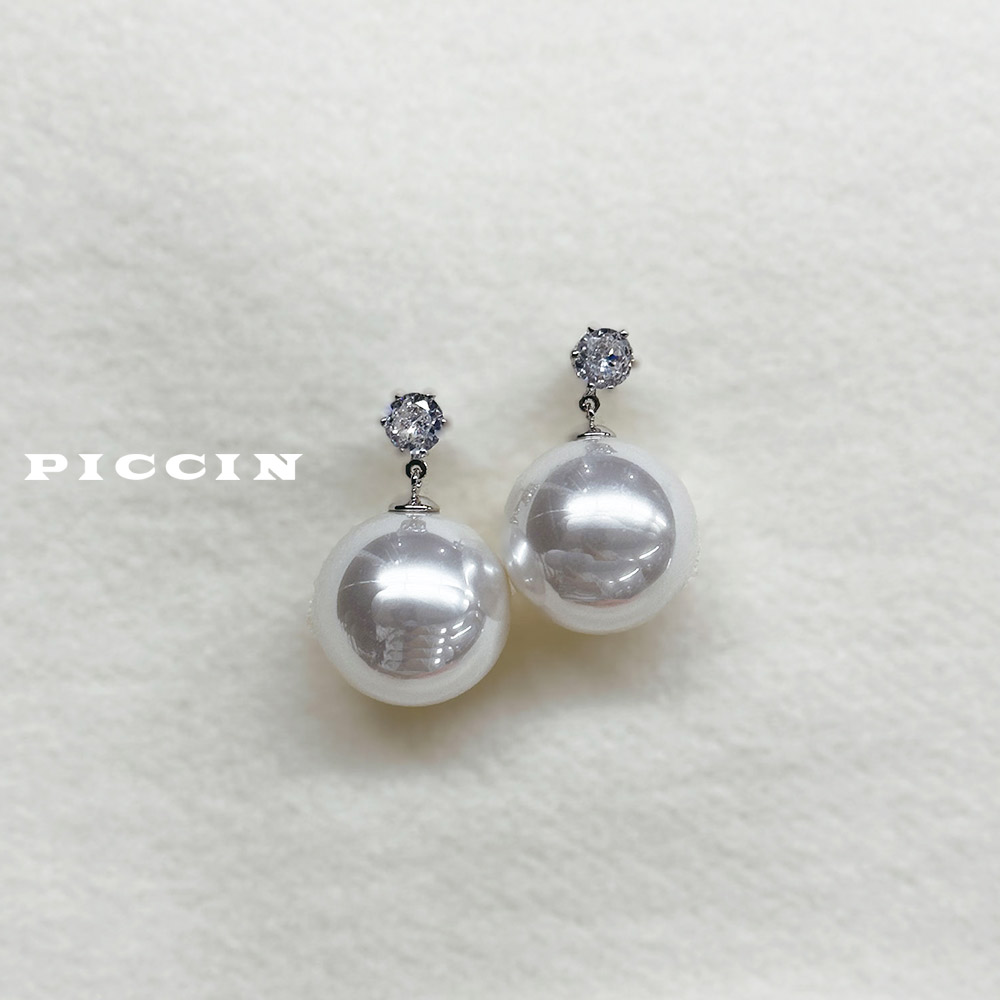 【楽天市場】レディース ビッグパールピアス レディース アクセサリー ピアス パール 大粒 ビッグ オフホワイト：PICCIN楽天市場店