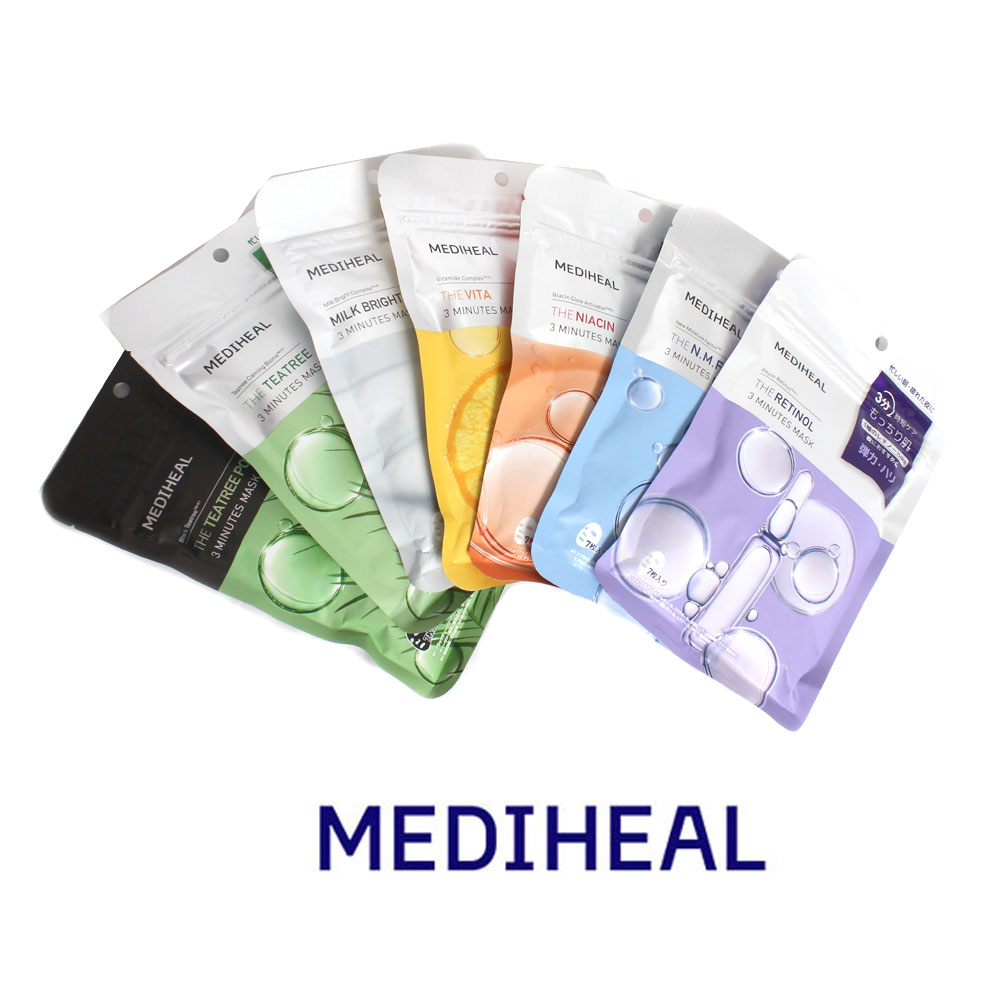 【楽天市場】【5個以上のご注文で送料無料】【正規品】MEDIHEAL メディヒール 3MINUTES MASK 【7枚入り】：PICCOLOピッコロ
