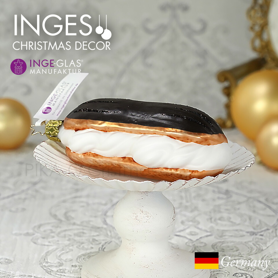 【楽天市場】10093S020 ドイツINGE-GLAS MANUFAKTUR（インゲ・グラス）[G105]エクレア 11cm ハンドメイド ...