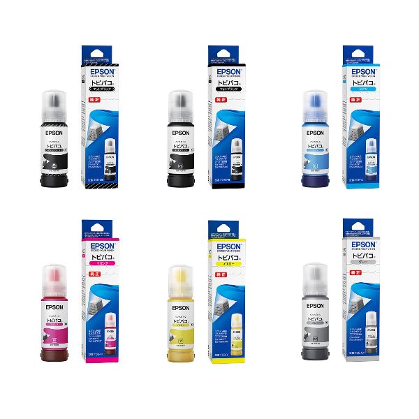 【楽天市場】エプソン 純正インク TOB インクボトル トビバコ 6色 ｜ EPSON：ピカットマート