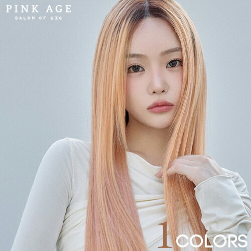 【楽天市場】手植えフルウィッグ) ストレート25インチ スリックカット（モースト原糸）★ピーチブロンド★ 』WIG 簡単着用 小顔 つむじ付き 自然 ファッションウィッグ デイリーウィッグ 最 ...