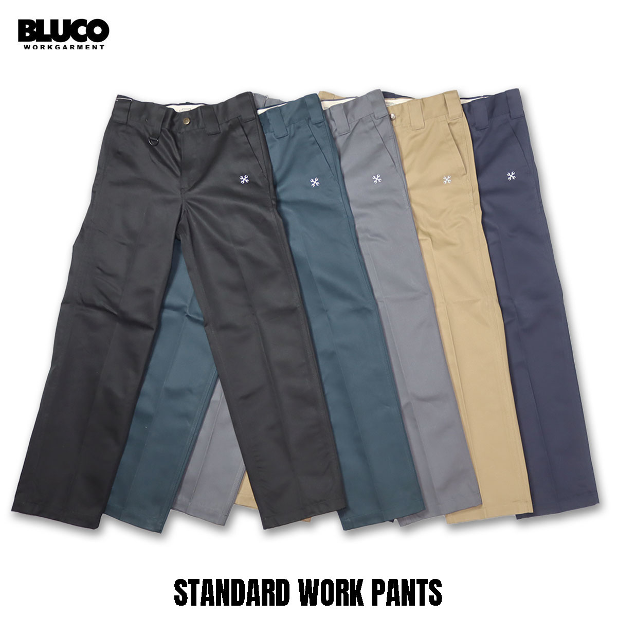 【楽天市場】☆送料無料☆BLUCO(ブルコ) OL-41-004 STANDARD WORK PANTS 5色(BLACK/BLUCO ...