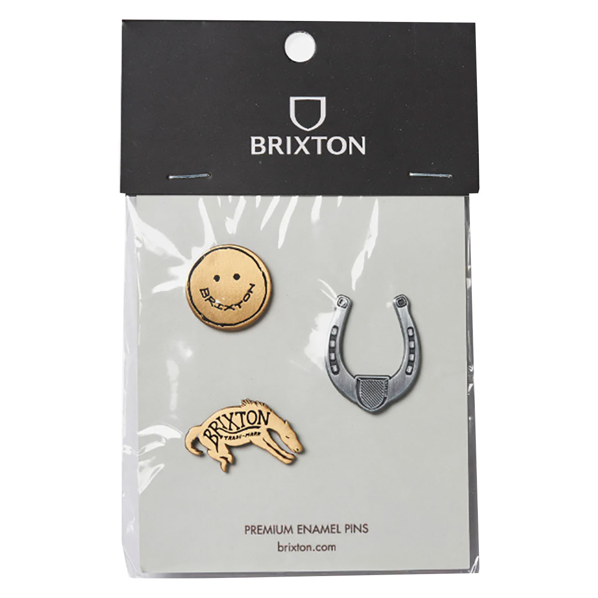 【楽天市場】送料無料!!BRIXTON(ブリクストン) HORSE PIN SET：Pins store