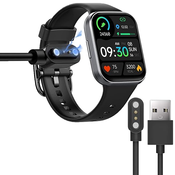 【楽天市場】Lamshaw for Nerunsa スマートウォッチ ケーブル, USB 磁気充電ケーブル 磁気吸着 1メートル 対応 ...