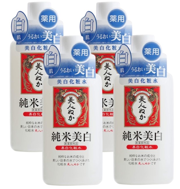 【楽天市場】配送料無料 美人ぬか 純米美白化粧水 (130ml) ×4個セット：Piony～パイオニー 楽天市場店