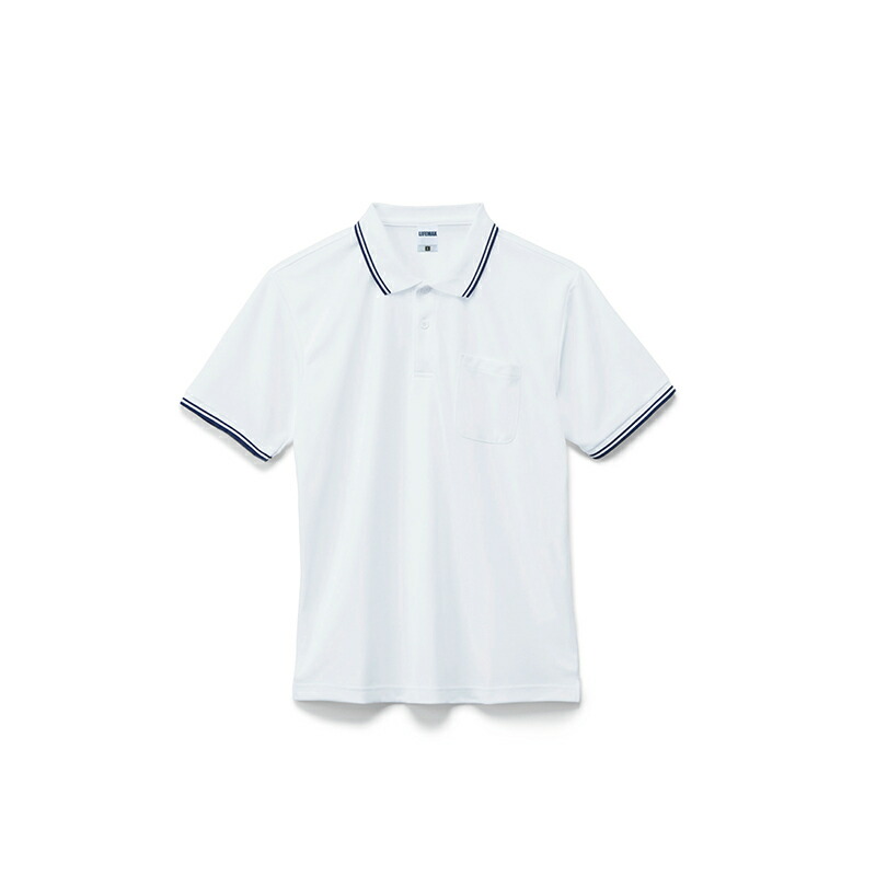 【楽天市場】MS3112 ライン入ベーシックドライポロシャツ LIFEMAX ライフマックス 半袖 カジュアル ユニフォーム イベント：ディ ...