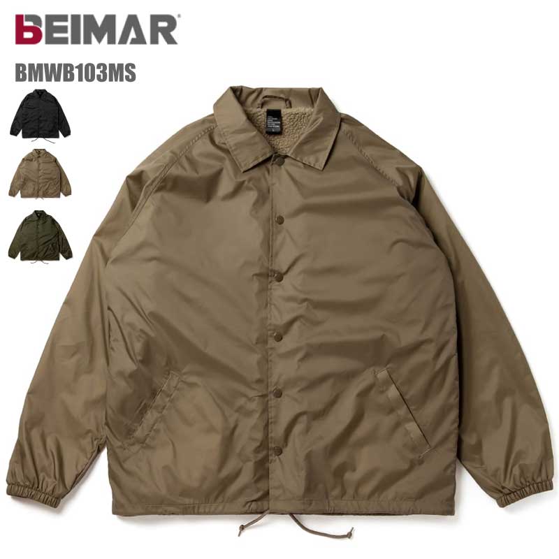 【楽天市場】BEIMAR ビーマー ライン コーチジャケット （ボア付き）BMWB103MS /Sherpa Lined Coaches ...