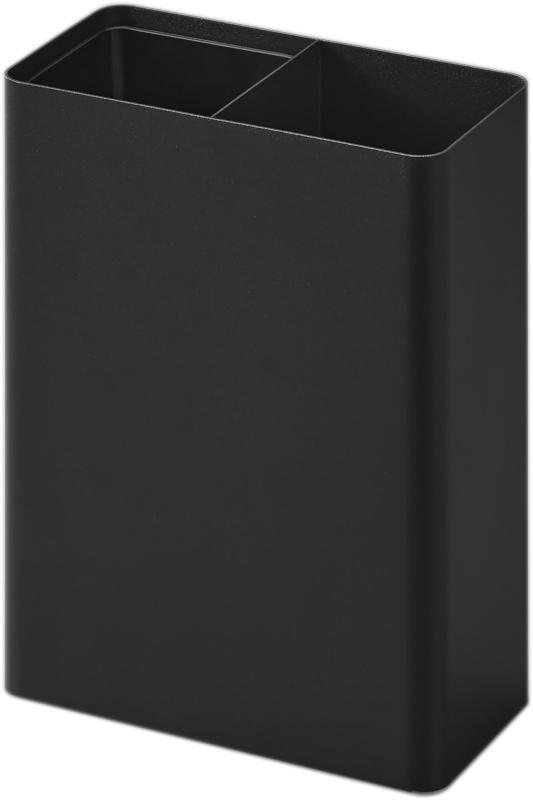 【楽天市場】山崎実業(Yamazaki) マグネット 粘着クリーナー スタンド 収納 ＆ ダストボックス ブラック 本体：W12.5×D6.5×H16.5cm タワー tower 浮かせる収納 ...
