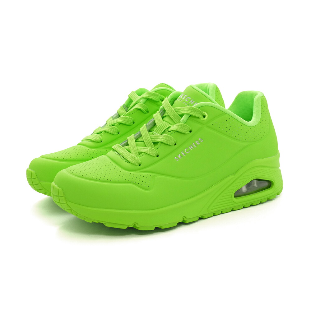 【楽天市場】スニーカー スケッチャーズ SKECHERS ウノ-ナイトシェイズ ライム 黄緑 73667-LMGN レディース シューズ 靴 ...