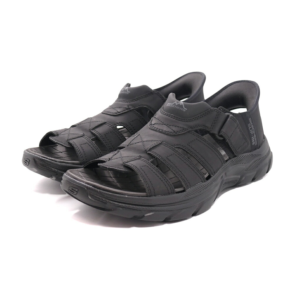 【楽天市場】サンダル スケッチャーズ SKECHERS スリップインズRF：リヴォルテッド-メリック ブラック 黒 205184-BBK ...