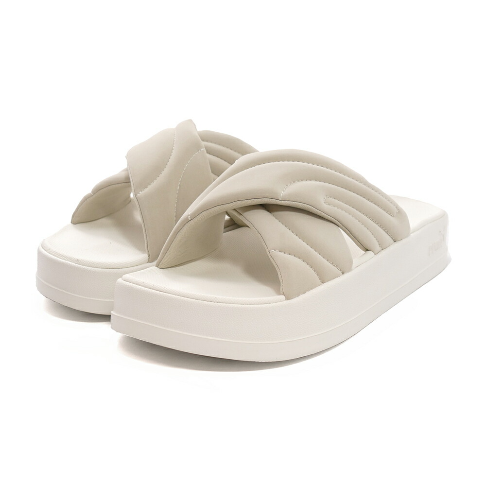 【楽天市場】サンダル プーマ PUMA ウィメンズリードキャットプラットフォームサンダル ベージュ 薄茶 400340-02 レディース ...