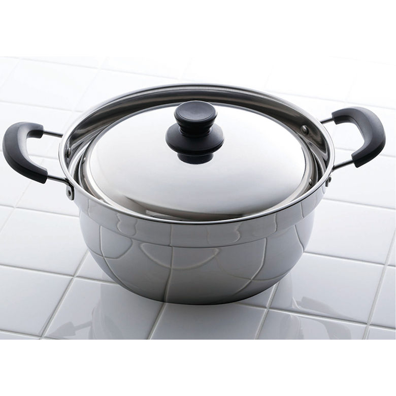 【楽天市場】[6月エントリーでP10倍] RTN-04 Returner -リターナ- IH対応 ふきこぼれにくい両手鍋 24cm：ものうりばPlantz