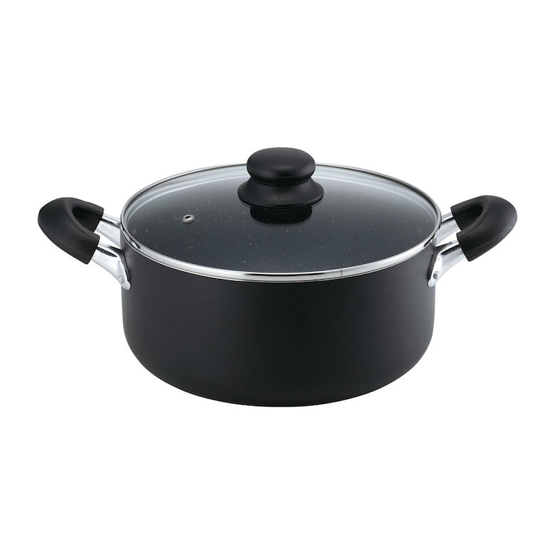 【楽天市場】[2月エントリーでP10倍] GMB-06 Marblack -マーブラック- IH対応 マーブル深型両手鍋 24cm：ものうりばPlantz