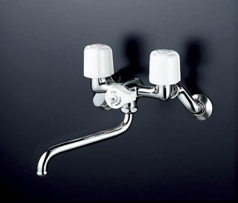 【楽天市場】[4月エントリーでP10倍] 水栓 止水 2ハンドル混合栓 KM103N2 KVK：ものうりばPlantz