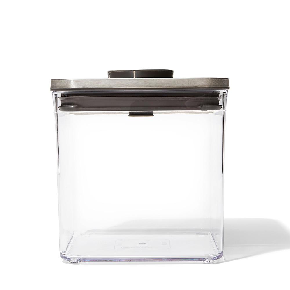 【楽天市場】[エントリーでP+5倍] OXO オクソー ステンレスポップコンテナ ビッグスクエア ショート 2.6L 3118300 保存容器 ...