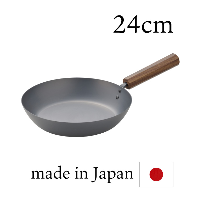 【楽天市場】[2月エントリーでP10倍] フライパン 24cm 窒化処理 鉄鍋 IH ガス 直火 フライパン 24cm 鉄のフライパン フライパン 鉄 日本製 プロ仕様 燕三条 キッチン用品 ...