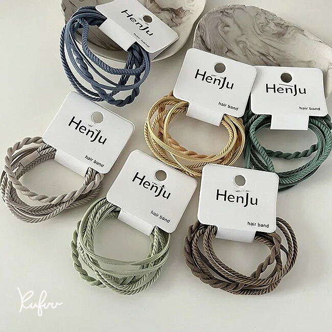 【楽天市場】Kufuu ヘアーロープ 【4本セット】ヘッドロープ ヘアゴム 大人っぽい ヘアアクセサリー クフウ大人用 ヘアクリップ ヘアピン ...
