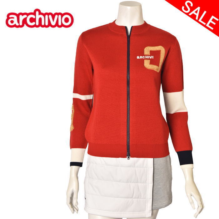 【楽天市場】40％OFFセールアルチビオ archivioジップアップニットブルゾン レディース ゴルフウェア 2024秋冬新作 送料無料S ...