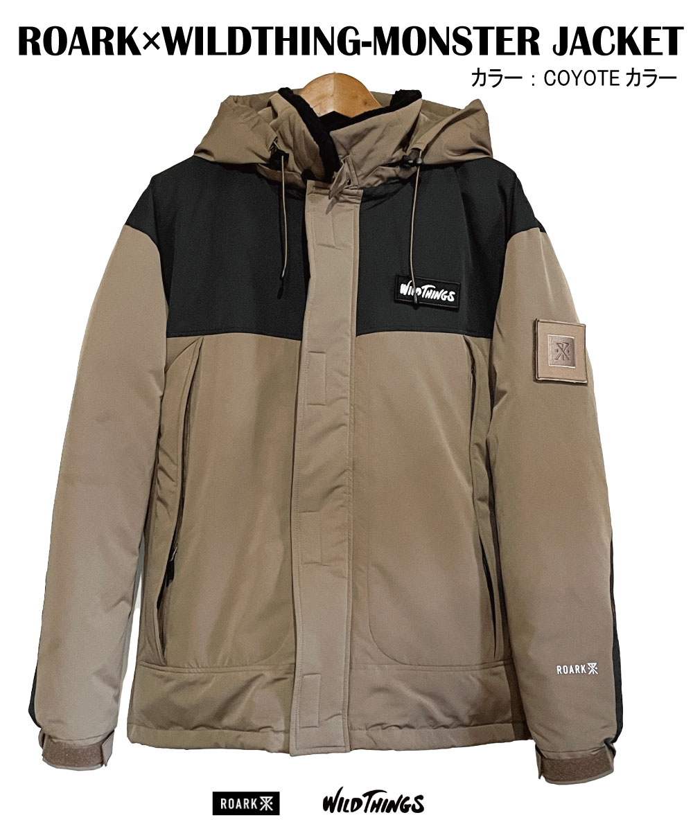 【楽天市場】ROARK ロアークROARK × WILDTHINGS - MONSTER JACKETワイルドシングスダウンジャケット 長袖 ...