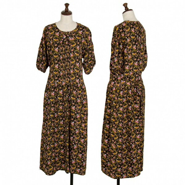 美品☆ピンクハウス 定価39600円 A2103FBY368 綿和紙ビエラ リボン付