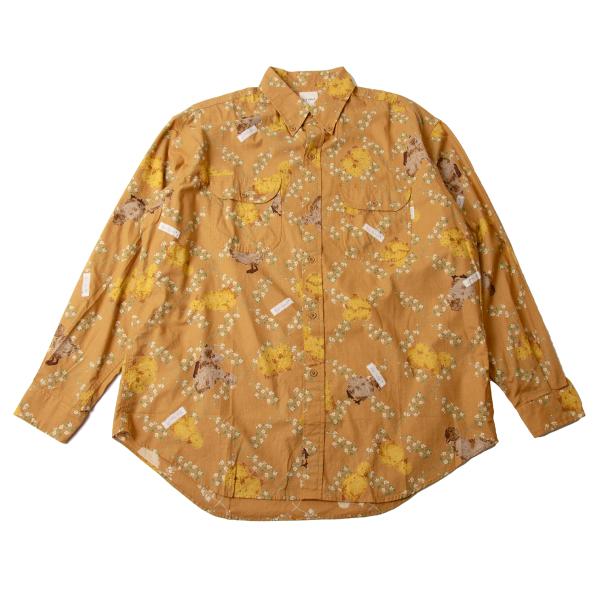 【楽天市場】【中古】 カールヘルムKarl Helmut コットン小花ダックプリントボタンダウンシャツ マスタードM位【メンズ】：PLAYFUL