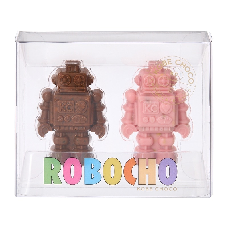 【楽天市場】KOBE CHOCO Robocho ロボチョ ミルク＆ストロベリー：プラザ オンライン楽天市場店