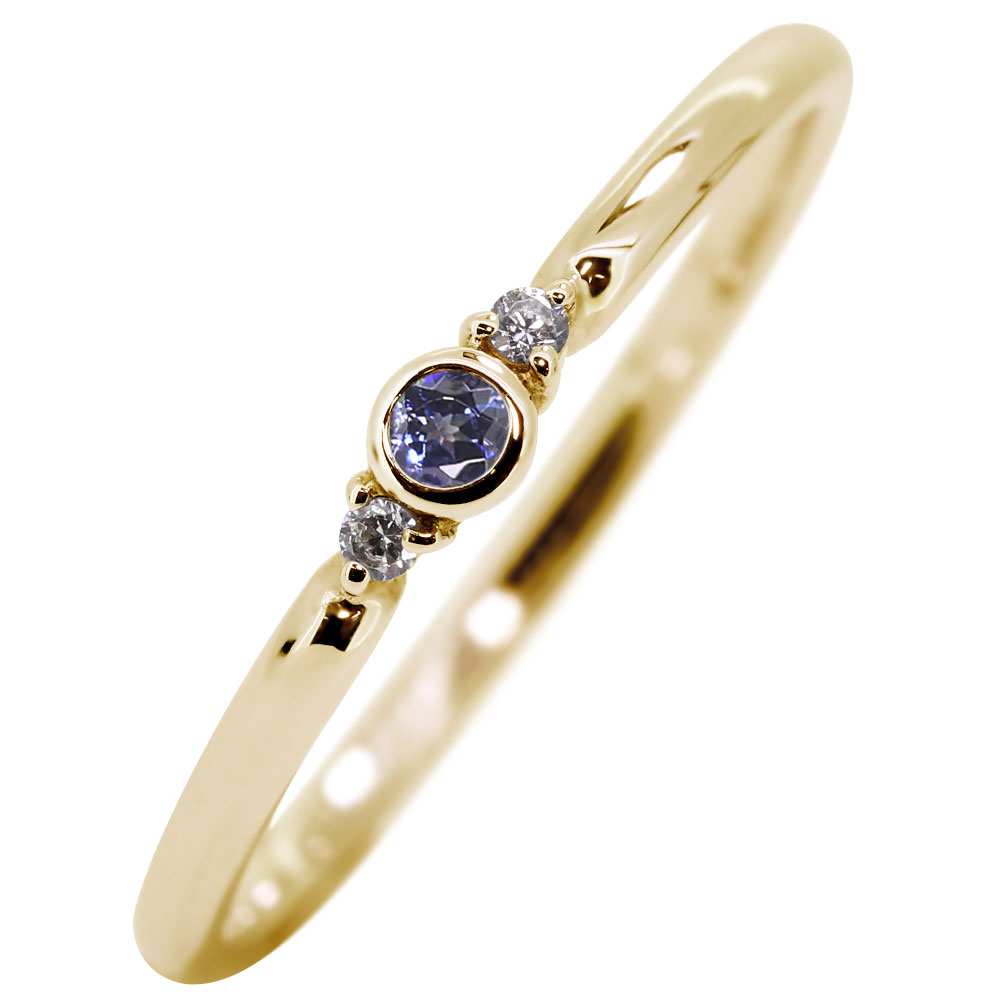 【楽天市場】ベニトアイト リング 指輪 希少石 ピンキーリング 10金 10k レディース ストレート リング 細い 細め：PLEJOUR ...