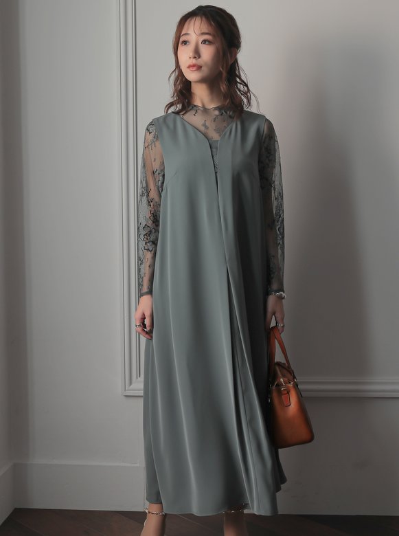 【楽天市場】パーティードレス 即日発送 結婚式 二次会 服装 親族 披露宴 謝恩会 卒業パーティー ゲストドレス Aラインドレス 20代 30代 40代 プリカ 3-5202 グリーン ...