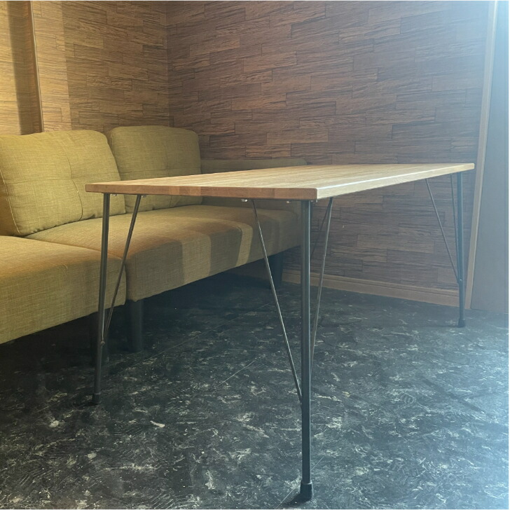 【楽天市場】天然木 オーク ナラ テーブル センターテーブル ローテーブル ソファテーブル 木製 北欧 オーダー アイアン：plus ...