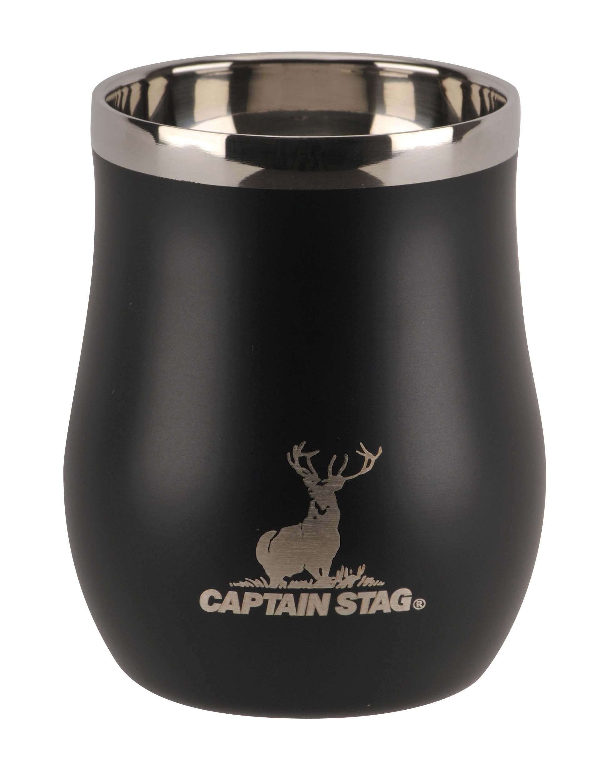 【楽天市場】キャプテンスタッグ(CAPTAIN STAG) アウトドア コップ マグカップ マグ カップ タンブラー 香る 真空二重タンブラー 240ml 保温保冷 ステンレス製 ブラック ...